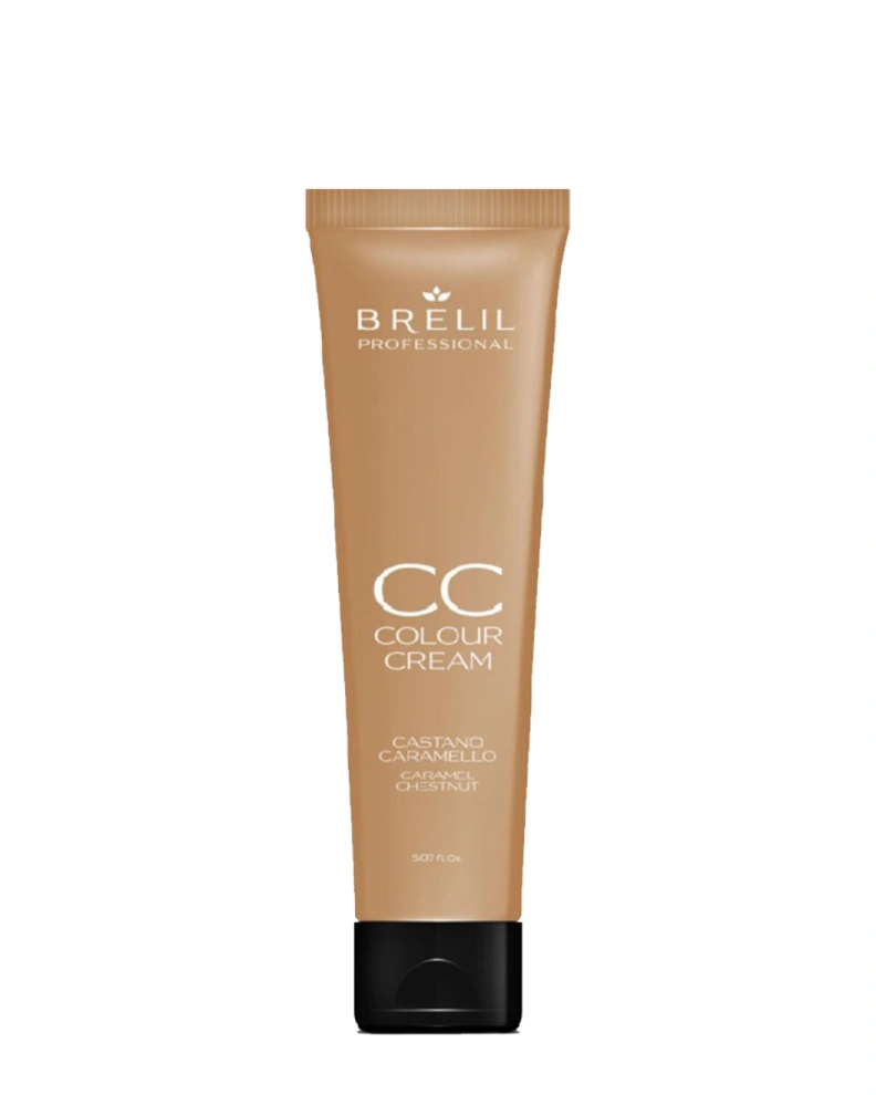 Cremă colorantă pentru păr Brelil CC Color Cream Caramel Chestnut, 150 ml
